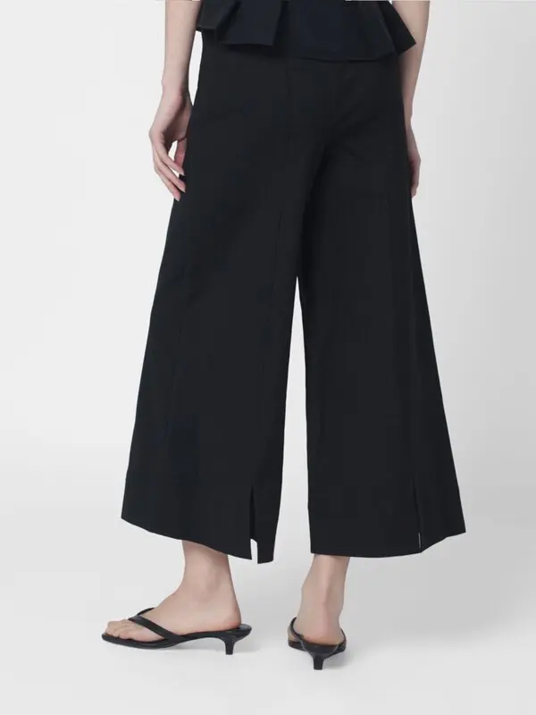 Simkhai Cotton Blend Cropped Trousers