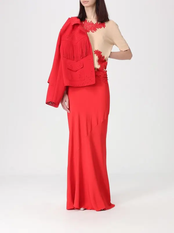 Ermanno Scervino Maxi Skirt - Red