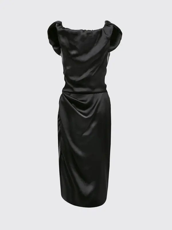 VIVIENNE WESTWOOD Gathered Midi Dress
