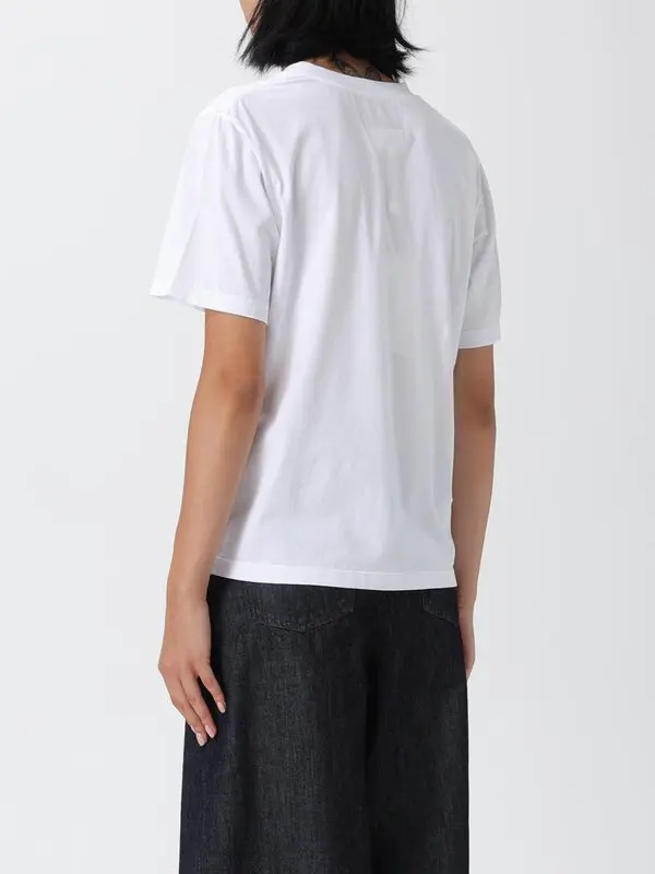 MAISON MARGIELA Cotton T-shirt With Numeric Logo Detail