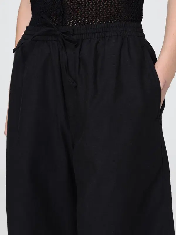 DUNST Tencel-cotton Blend Bermuda Shorts With Elasticated Drawstring Waist