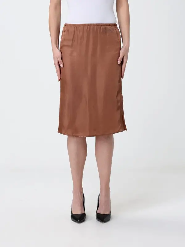 MAISON MARGIELA Cupro Pencil Mini Skirt