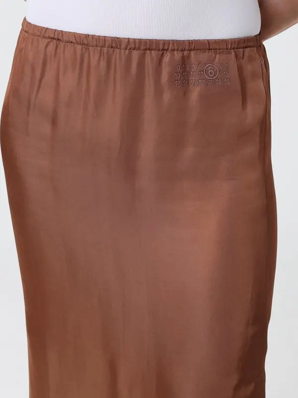 MAISON MARGIELA Cupro Pencil Mini Skirt