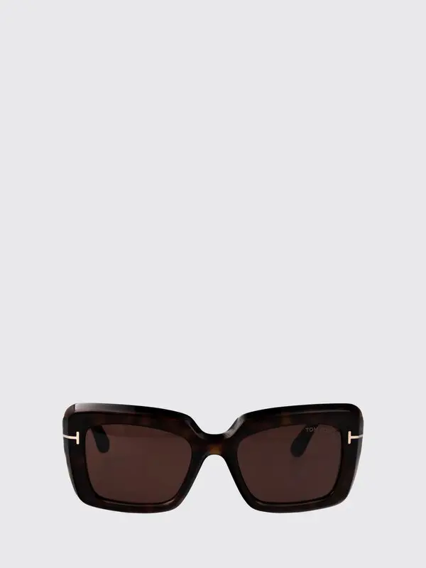TOM FORD Rectangular Cat-eye Acetate Sunglasses - Brown