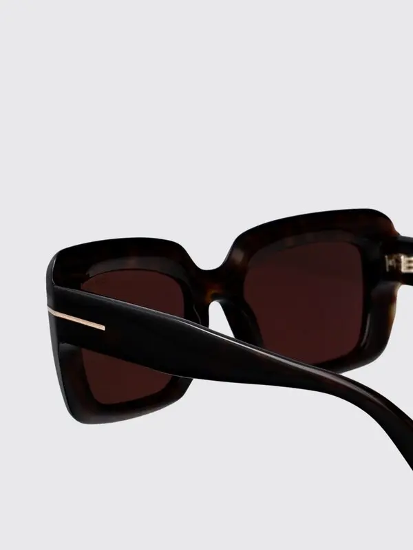 TOM FORD Rectangular Cat-eye Acetate Sunglasses - Brown