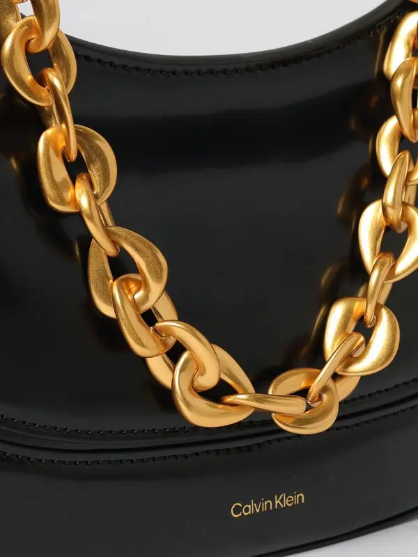 Calvin Klein Shoulder Bag With Chain Strap