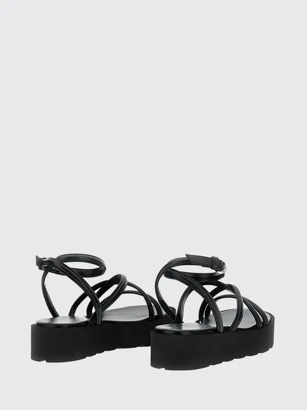 GIANVITO ROSSI Nappa Leather Platform Sandals