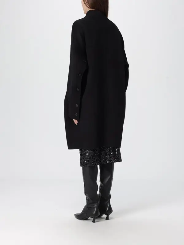 Pinko Long Sleeve Coat With Button Details