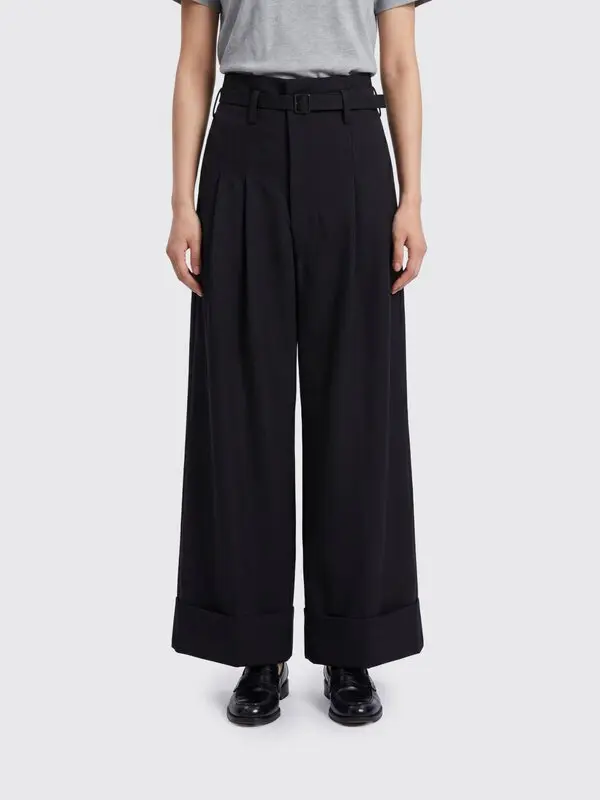 Junya Watanabe High-waisted Wide-leg Belted Palazzo Pants