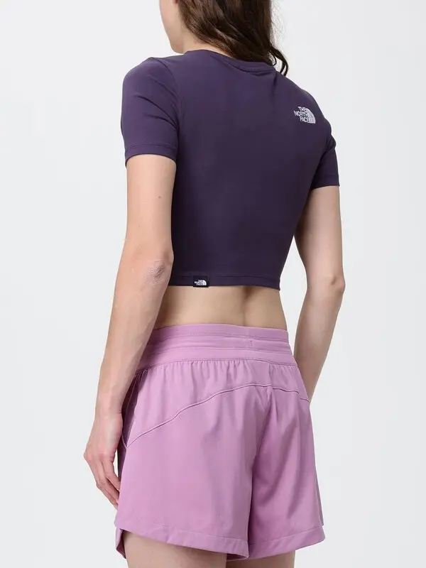 The North Face Cropped Stretch Cotton T-shirt - Violet