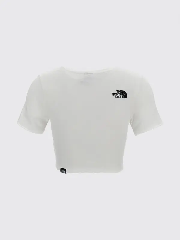 The North Face Cropped Stretch Cotton T-shirt - White