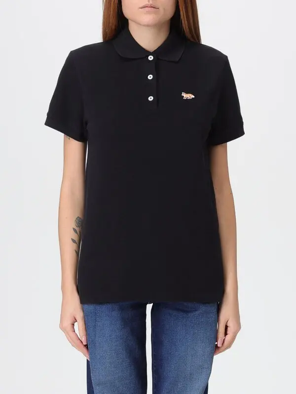Maison Kitsuné Polo Shirt Colour - Black