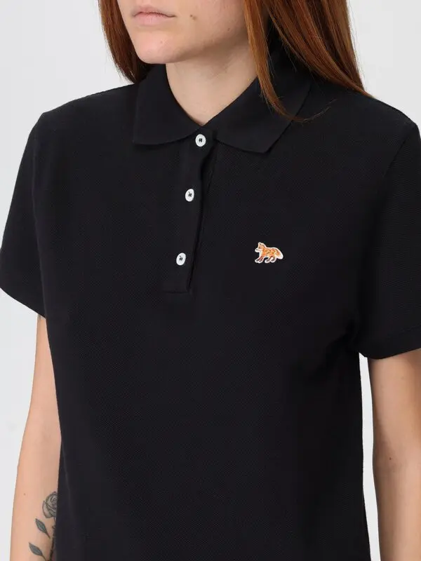 Maison Kitsuné Polo Shirt Colour - Black