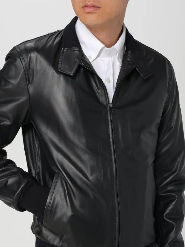 XC Leather Bomber Jacket