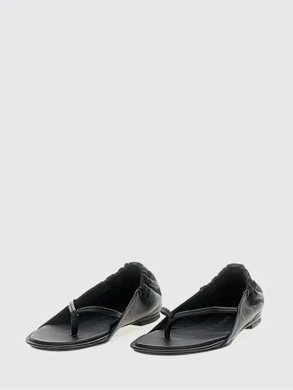 Jacquemus Leather Sandals - Black
