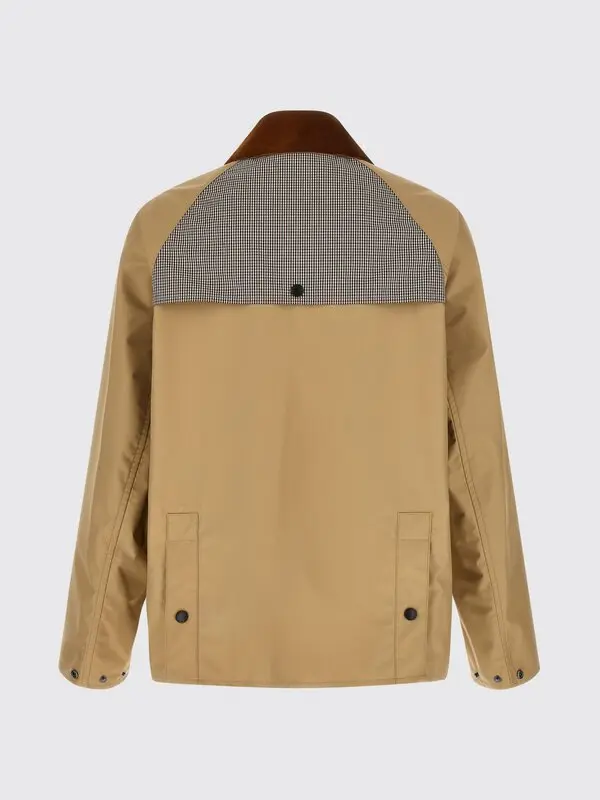 Junya Watanabe X Barbour Nylon Shirt Jacket With Velvet Collar