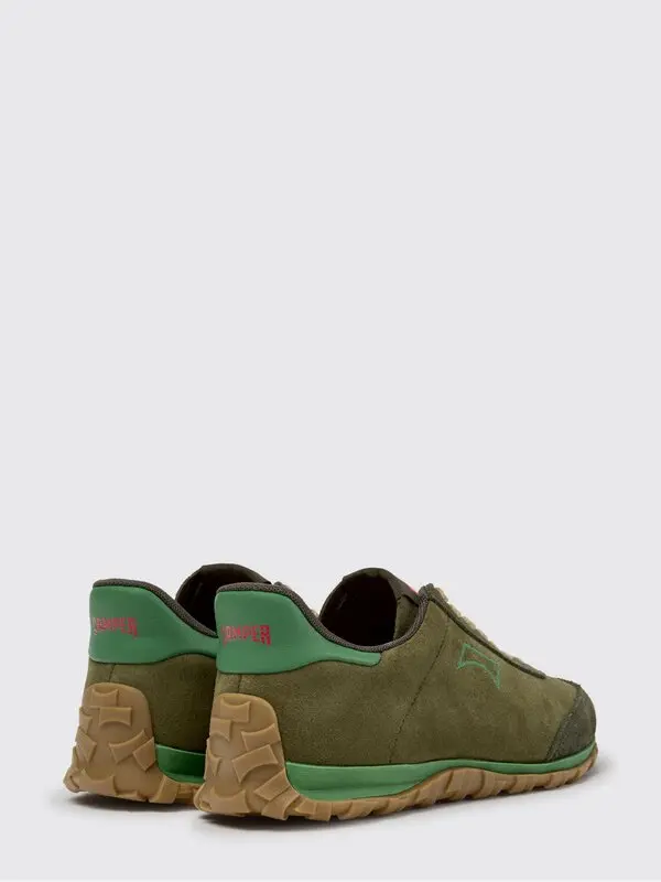Camper Two-tone Suede Sneakers With Vibram Sole