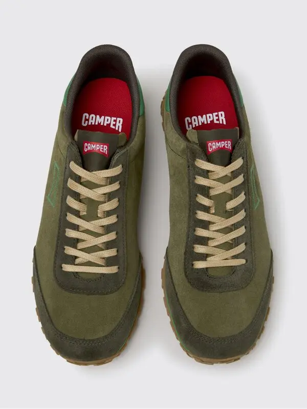 Camper Two-tone Suede Sneakers With Vibram Sole
