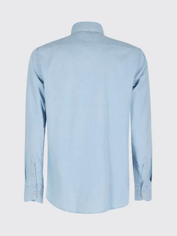 TINTORIA MATTEI 954 Cotton Shirt - Gnawed Blue