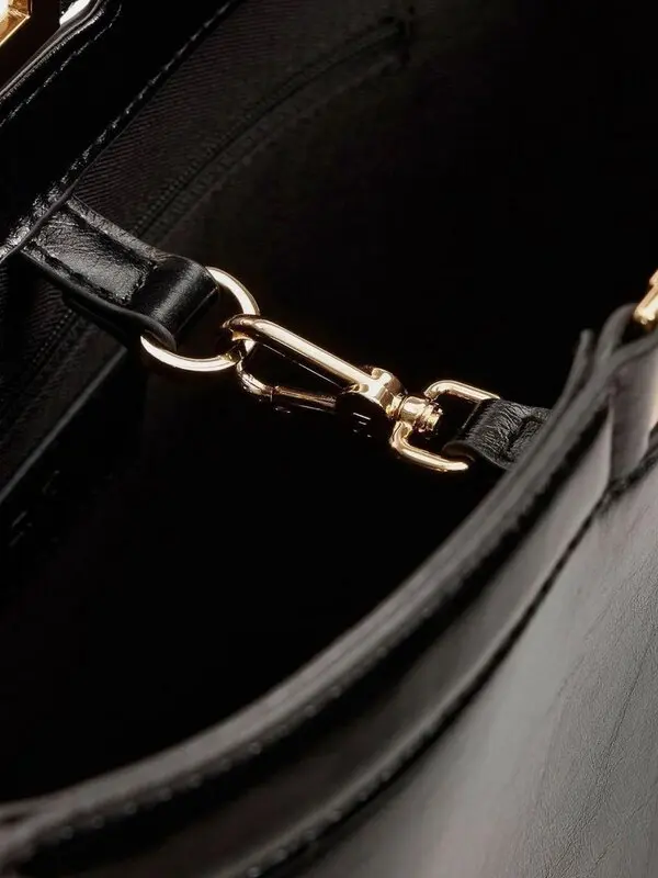 Elisabetta Franchi Naplak Effect Bucket Bag