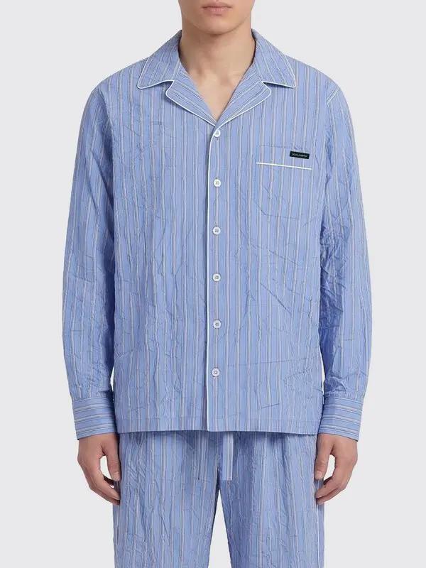 Dolce & Gabbana Striped Silk Blend Shirt