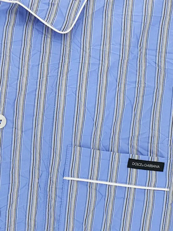 Dolce & Gabbana Striped Silk Blend Shirt