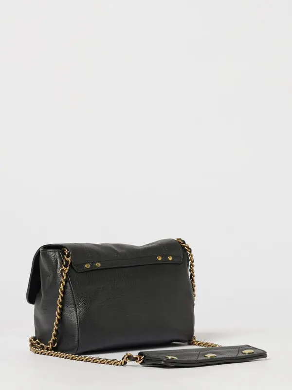 Jérôme Dreyfuss Lulu Mini Hammered Leather Shoulder Bag With Chain Strap
