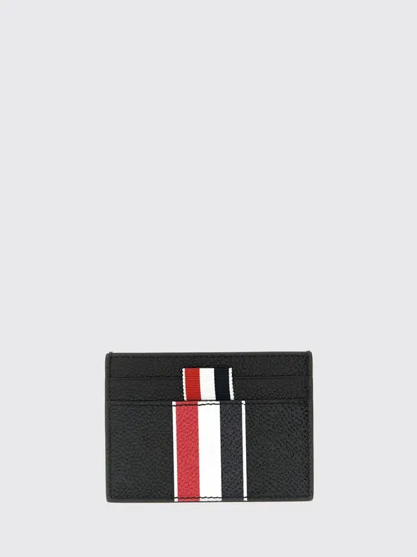Thom Browne Grained Leather Card Holder