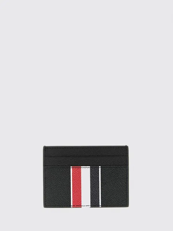 Thom Browne Grained Leather Card Holder