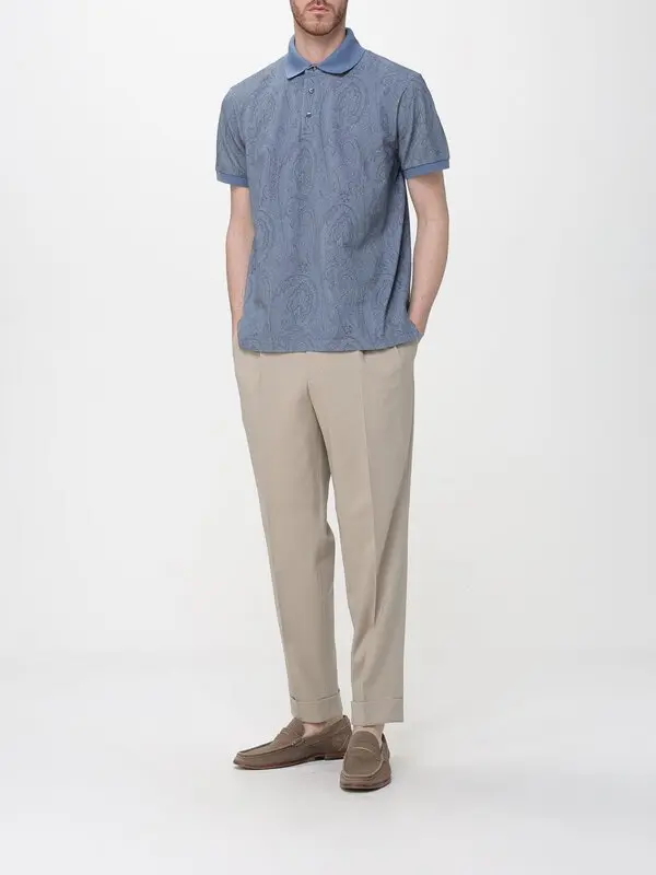 Etro Polo Shirt Colour - Blue