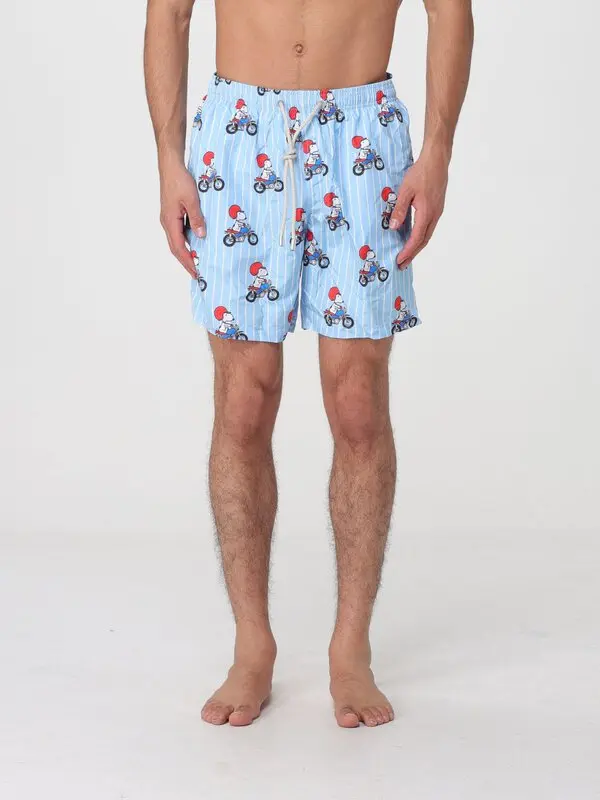 MC2 SAINT BARTH Graphic Print Polyester Swim Shorts - Fa01