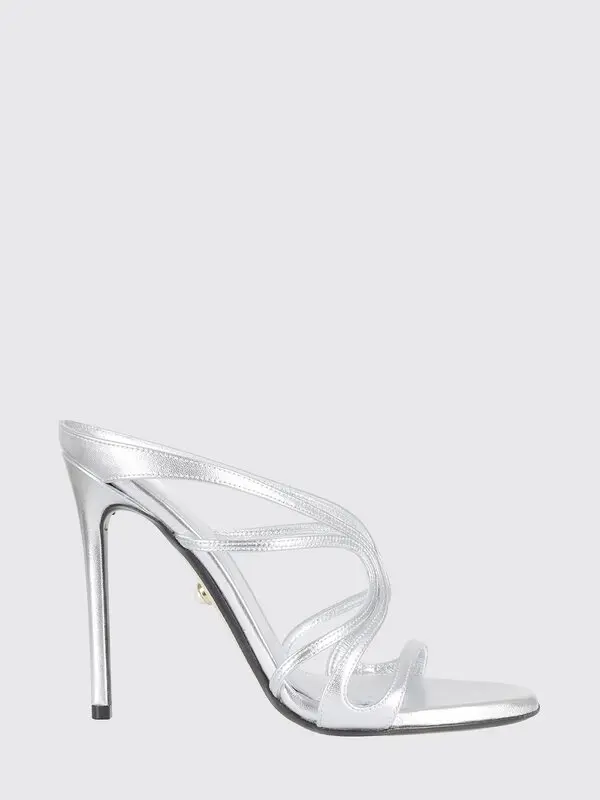 ALEVI MILANO Mony Laminated Leather Mules With 11cm High Heel