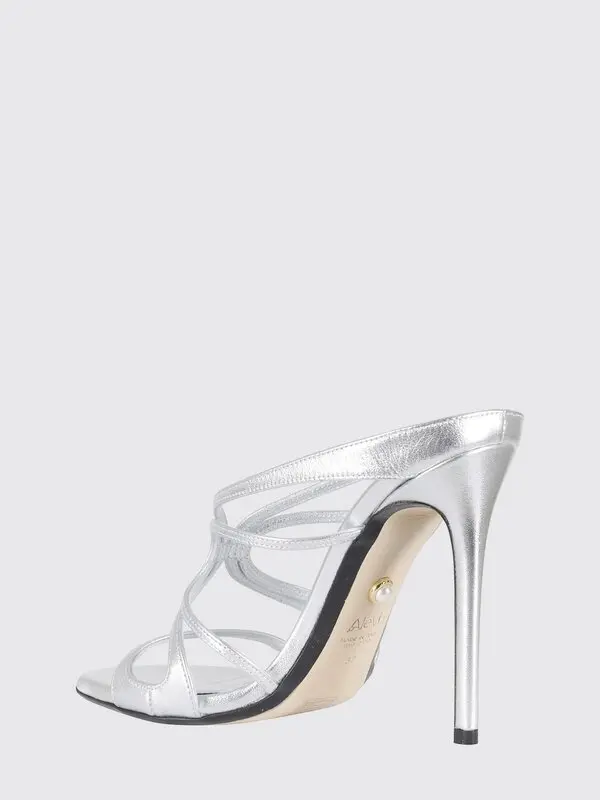 ALEVI MILANO Mony Laminated Leather Mules With 11cm High Heel
