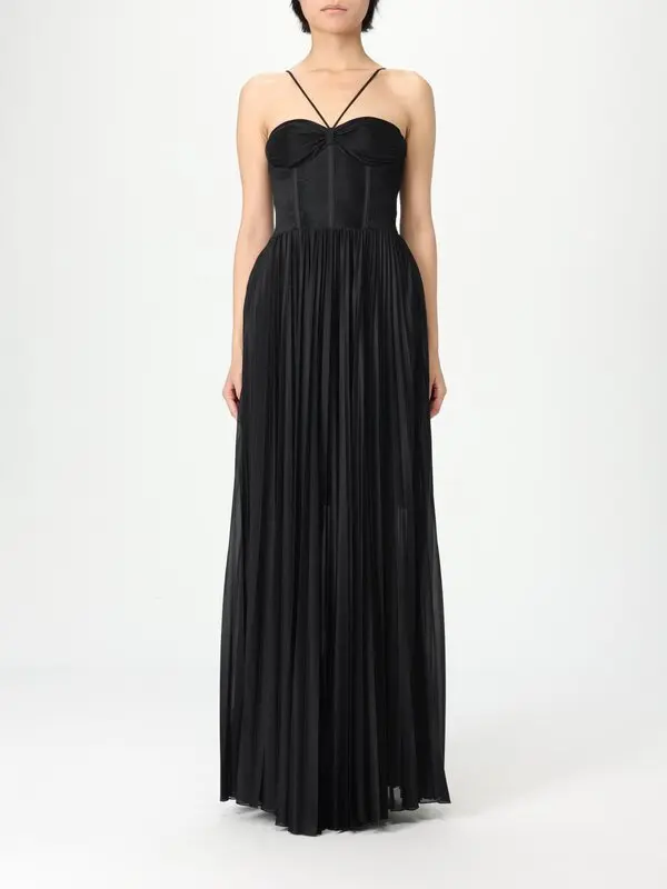 Pinko Pleated Maxi Dress