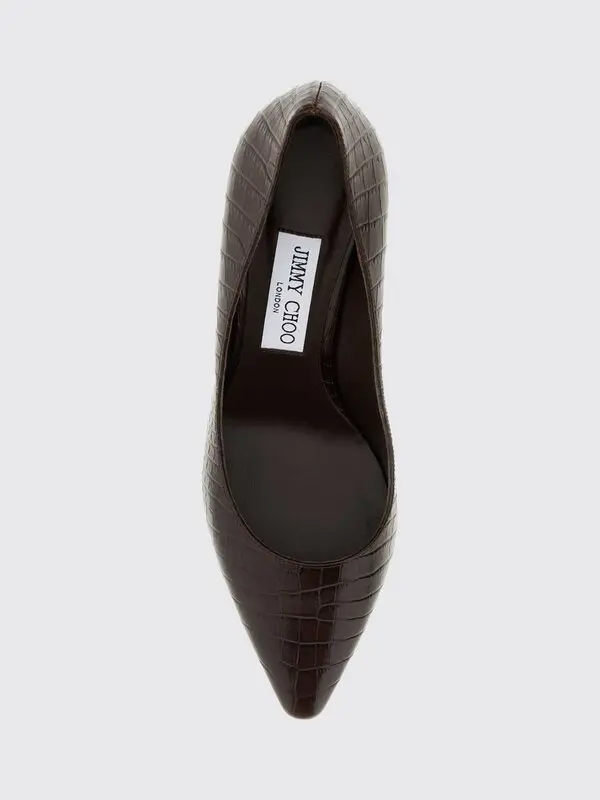 JIMMY CHOO Croc Effect High Heel Shoes