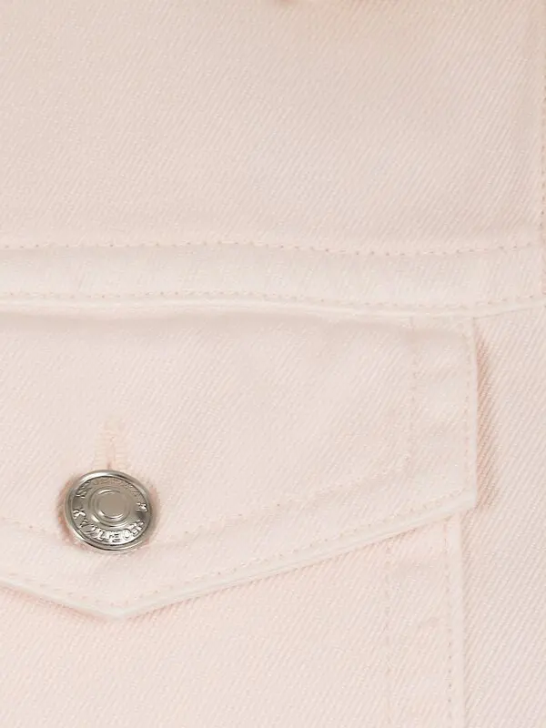 Sportmax Short-sleeved Cotton Denim Shirt With Patch Pockets