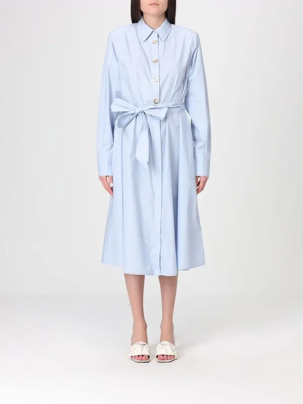 Karl Lagerfeld Belted Midi Dress