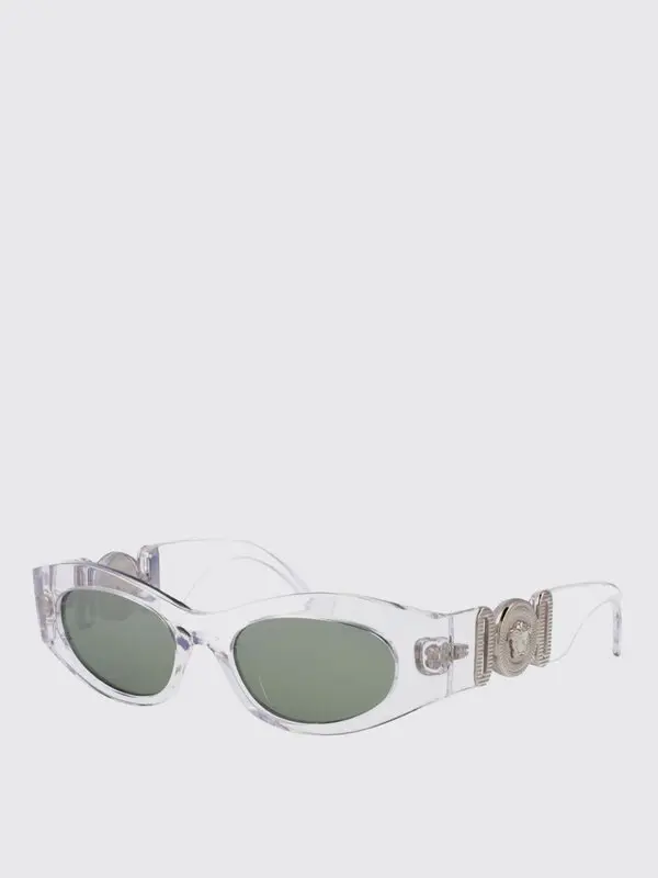 Versace Oval Medusa Detail Sunglasses