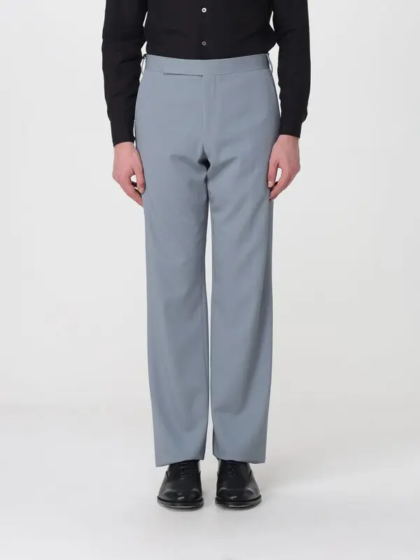 LARDINI Tailored Trousers In Virgin Wool - Grey