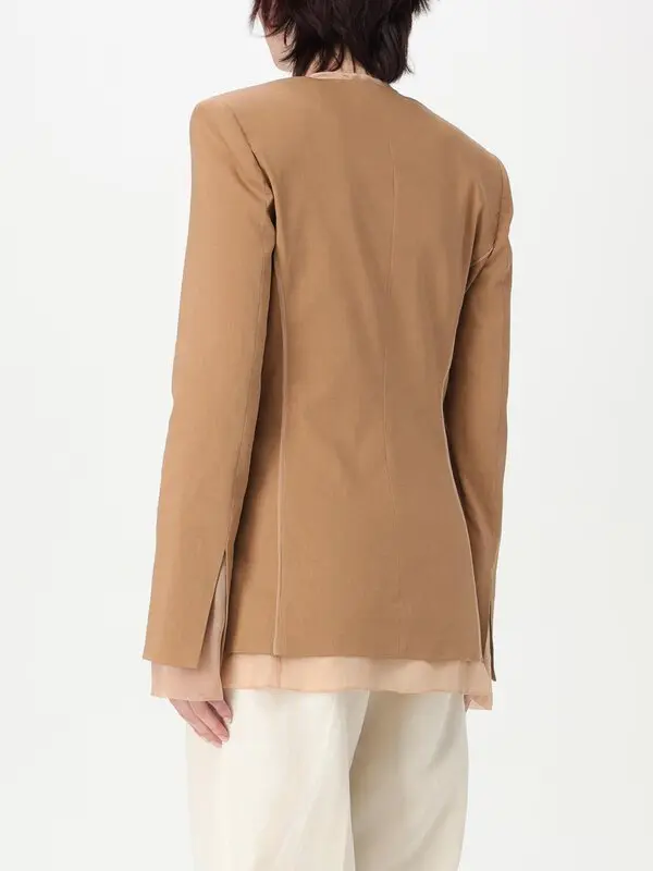 Pinko Tailored Blazer With Single Button Detail - Brown
