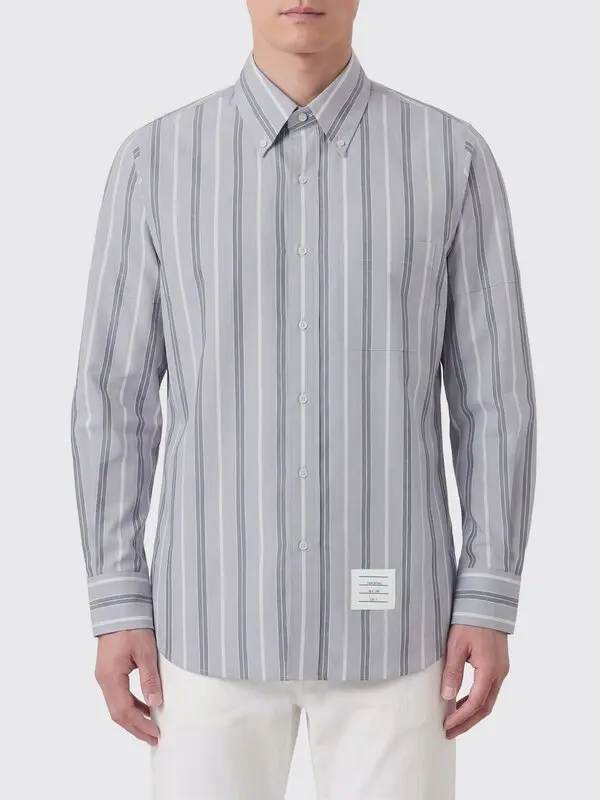Thom Browne Striped Cotton Classic Shirt