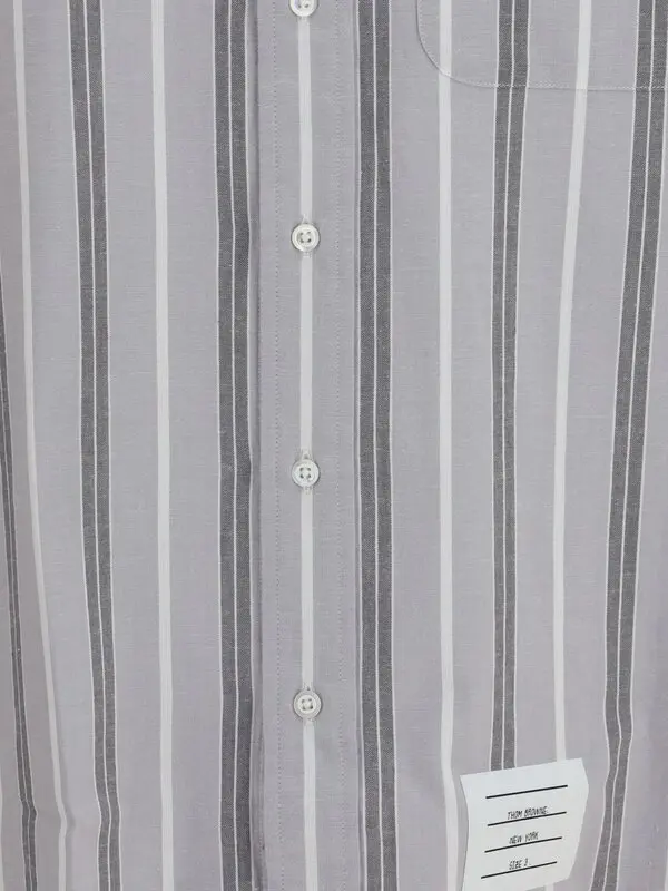 Thom Browne Striped Cotton Classic Shirt
