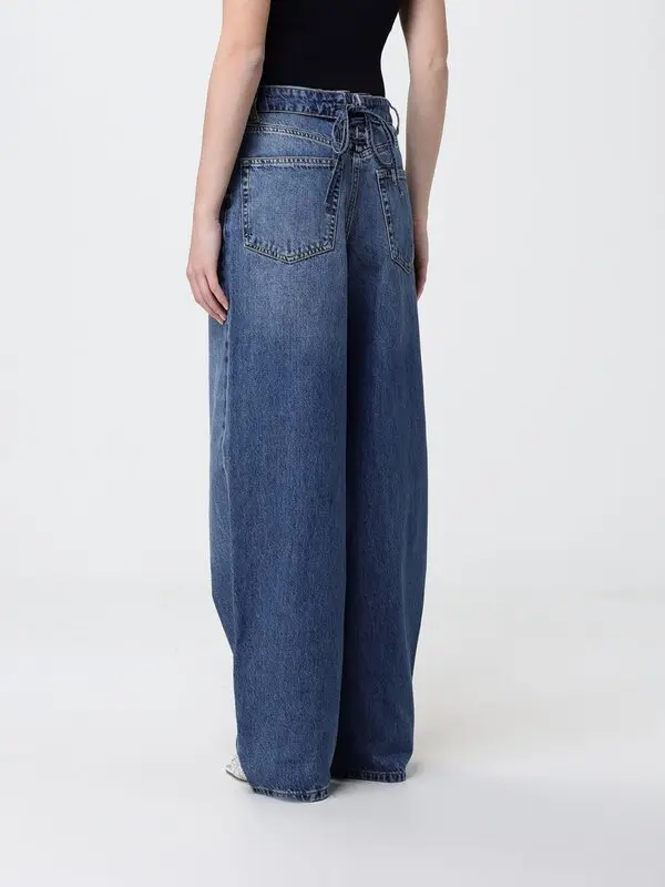 Liu Jo Cotton Denim Wide Jeans