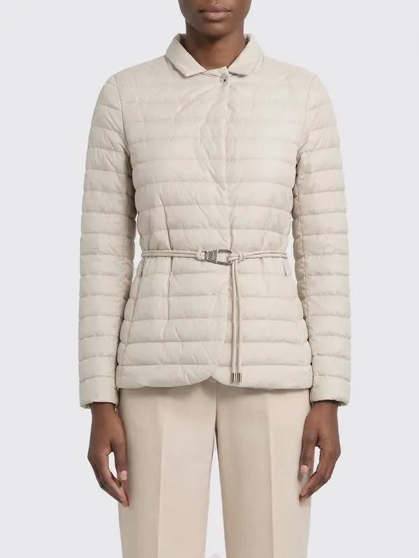MOORER Lanzada-s3 Padded And Quilted Down Jacket - Ivory