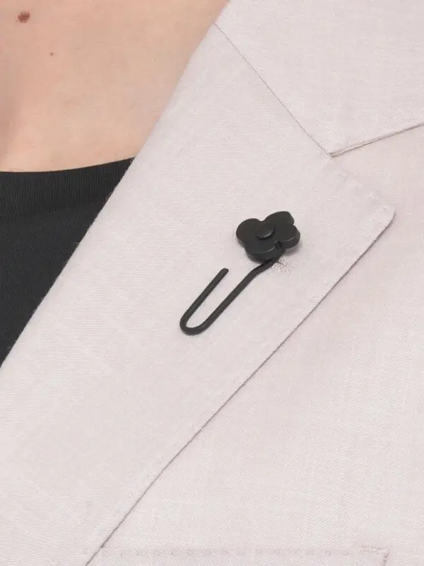LARDINI Single-breasted Blazer In Virgin Wool And Silk
