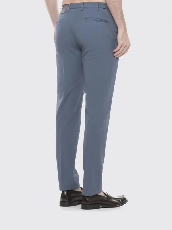 Incotex Tailored Trousers In Stretch Cotton - Grey 1