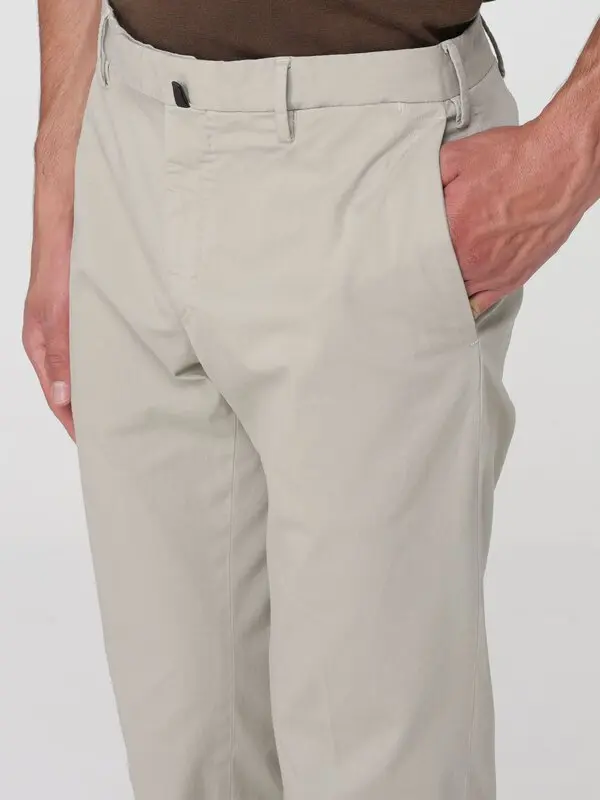 Incotex Tailored Trousers In Stretch Cotton - Ice