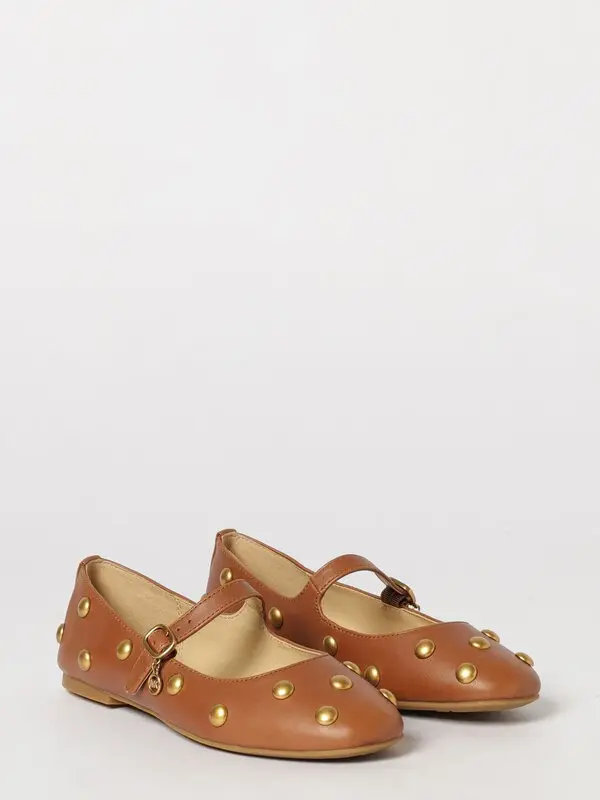 Michael Kors Studded Mary Jane Ballet Flats - Black