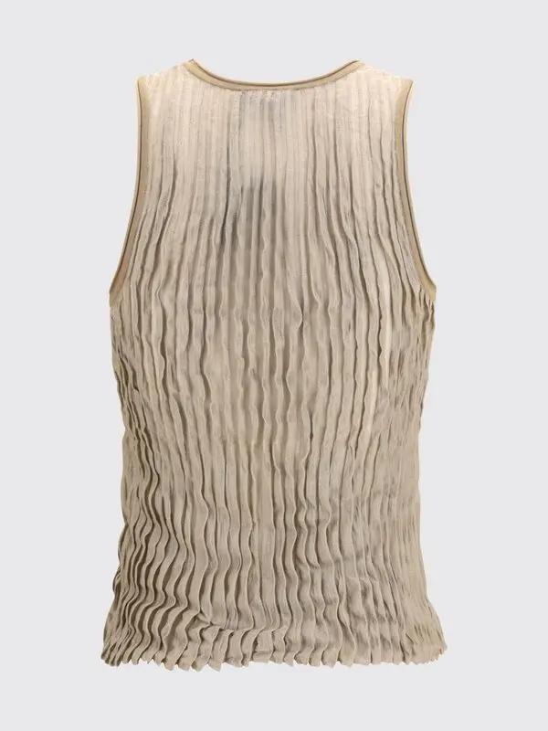 Giorgio Armani Pleated Silk Top