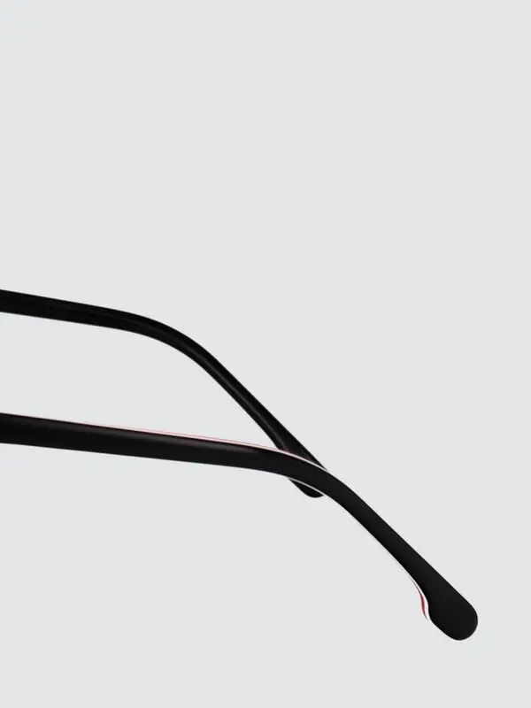 Carrera Eyewear Rectangular Aviator Sunglasses In And Blue Acetate